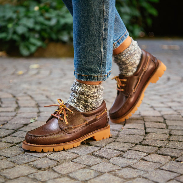 Women's Boat Shoes, Carrarmato sole | Velasca