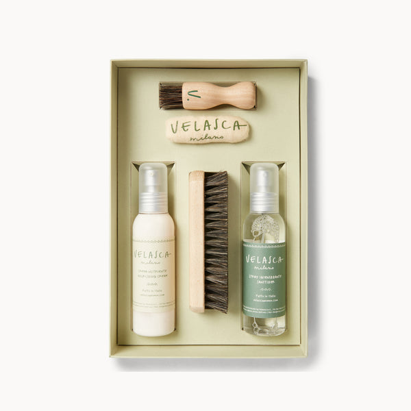 Velasca | Clean and care kit for smooth leather, made in Italy